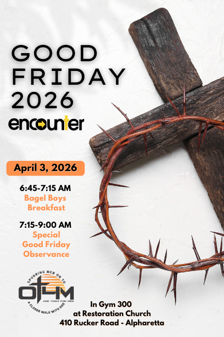 Good Friday Registration - One Thing for Men
